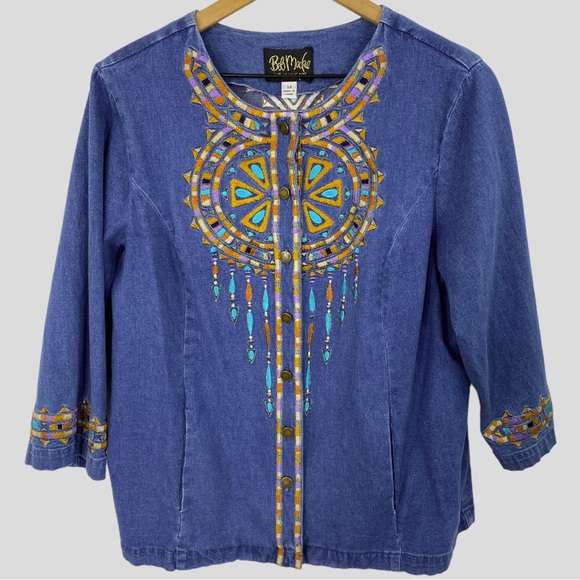 Bob Mackie | Jackets & Coats | Vintage Bob Mackie Wearable Art ...